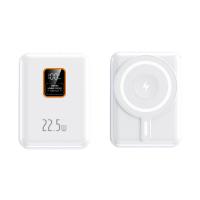 China Tempered Glass Magnetic Wireless Charging Power Bank 20000mAh 15W Compact Portable Gift for sale