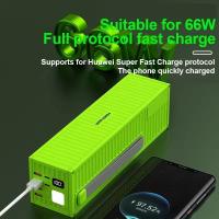 China PD22.5W Fast Charging ABS Power Bank 100000mAh Big Capacity Station for Notebook Laptop Triple Type C Eight USB for sale