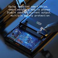 China 22.5W Fast Charge LED Display Power Bank with 30000mAh High Capacity and Universal Socket for sale