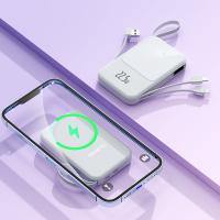 China Belt Line 20000mAh Magnetic Wireless Charger Power Bank with 22.5W Input and Output for sale