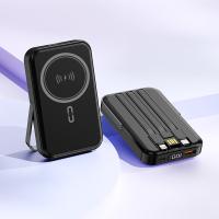 China Customized Logo 10000mAh Wireless Fast Charge Powerbank with Magnetic Design for sale
