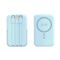 China Customized Logo 10000mAh Wireless Fast Charge Powerbank with Magnetic Design for sale