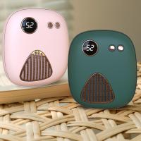 China Winter Electric Hand Warmer USB Rechargeable Double-Side Heating Mini 5V Pocket Power Bank for sale