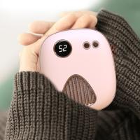 China Winter Electric Hand Warmer USB Rechargeable Double-Side Heating Mini 5V Pocket Power Bank for sale
