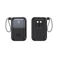 China Built-in Cable Portable Power Bank 10000mAh Fast Charging PD20W USB 22.5W for All Phones for sale