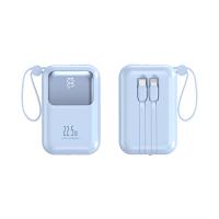China Built-in Cable Portable Power Bank 10000mAh Fast Charging PD20W USB 22.5W for All Phones for sale