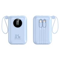 China Power Bank Battery Pack 10000mAh 22.5W High Speed Charging Portable Charger With Built-in USB C Type-c for sale