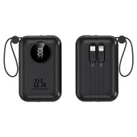 China Power Bank Battery Pack 10000mAh 22.5W High Speed Charging Portable Charger With Built-in USB C Type-c for sale