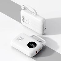 China Power Bank Battery Pack 10000mAh 22.5W High Speed Charging Portable Charger With Built-in USB C Type-c for sale