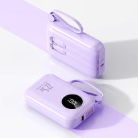 China Power Bank Battery Pack 10000mAh 22.5W High Speed Charging Portable Charger With Built-in USB C Type-c for sale
