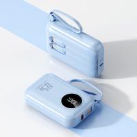 China Power Bank Battery Pack 10000mAh 22.5W High Speed Charging Portable Charger With Built-in USB C Type-c for sale