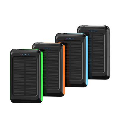 China Portable Waterproof Magnetic Solar Power Bank with 5000MAH Capacity and LED Display for sale