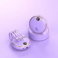 China Mini Pocket Power Bank 20000mah Round Portable Belt Line Power Banks For Chargeur IPhone for sale