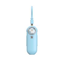 China Portable 5000mAh Li-Polymer Battery Power Bank with Built-in Cable and USB Input for sale