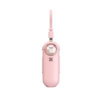 China Portable 5000mAh Li-Polymer Battery Power Bank with Built-in Cable and USB Input for sale