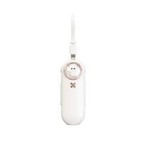 China Portable 5000mAh Li-Polymer Battery Power Bank with Built-in Cable and USB Input for sale