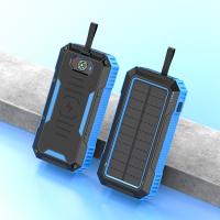 China Outdoor Mobile Phone Fast Charging Power Banks 30000Mah Waterproof Wireless Solar Panel Charger Powerbank for sale