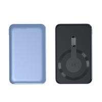China 5000mAh Magnetic Wireless Power Bank Ultra-thin Portable Power Banks 2024 Design for sale