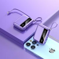 China 66W 20W 10000mAh Portable Mini Power Bank for Fast Charging Mobile Phones for sale