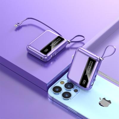 China 66W 20W 10000mAh Portable Mini Power Bank for Fast Charging Mobile Phones for sale