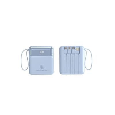 China 20W Fast Charge 10000mAh 20000mAh Universal Portable Power Bank with Micro USB Input and LED Display for sale