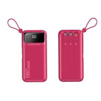 China Arrivals 2024 LED Display Function Fast Charging Power Banks 10000mah 20000mah with Cables for sale