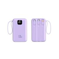 China Durable 4 In1 Built In Cables 10000mAh Power Bank with Universal Socket Standard for sale