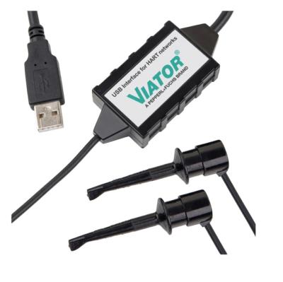 China Pepperl Fuchs Viator USB HART Interface HM-PF-USB-010031 Polarity Insensitive Test Clips for sale