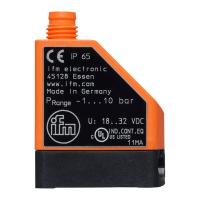 China IFM Pressure sensor for pneumatics PQ7834 PQ-010-RHR18-QFPKG/AS/ for sale