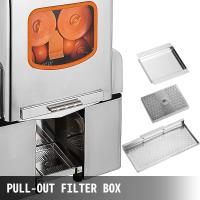 China Commercial Automatic Orange Juicer Machine 22-25 Oranges Per Minute Stainless Steel for sale