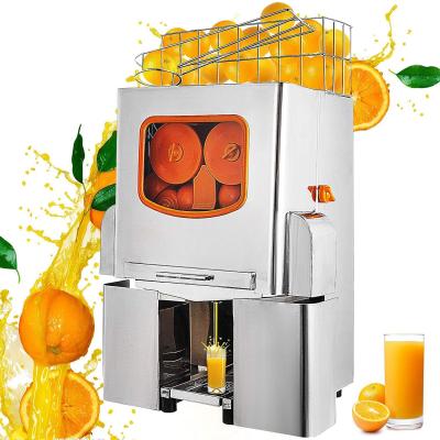 China Commercial Automatic Orange Juicer Machine 22-25 Oranges Per Minute Stainless Steel Citrus Squeezer for sale