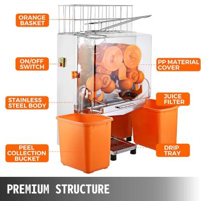 China Commercial Orange Juice Machine 22-25 Oranges Per Minute 40KGS Stainless Steel for sale