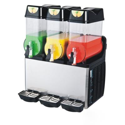 China Commercial Slushy Machine 3 Tank Frozen Drink Granita Ice Maker for Food Shops CE Approved for sale