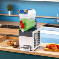 China Commercial Slush Machine 12L x 2 Tanks Frozen Drink Maker with LED Light CE Approved for sale