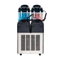 China Commercial Slush Machine 12L x 2 Tanks Frozen Drink Maker with LED Light CE Approved for sale