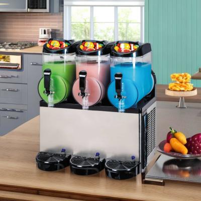 China 3 Tank 12L Frozen Drink Machine Slush Granita Slushy Machine for Commercial Use CE Approved for sale