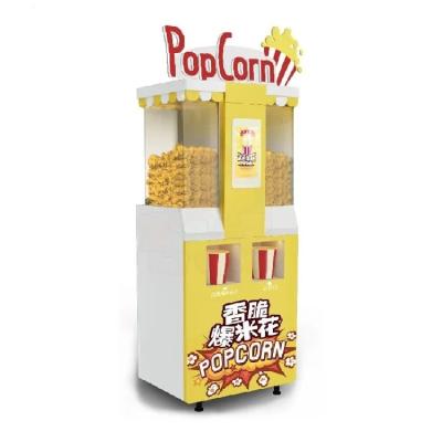 China Commercial Automatic 2 Flavors Popcorn Making Vending Machines for sale