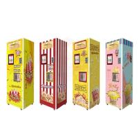 China Commercial Automatic 2 Flavors Popcorn Making Vending Machines for sale