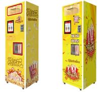 China Commercial Automatic 2 Flavors Popcorn Making Vending Machines for sale