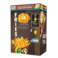 China Automatic French Fries Vending Machine 220V 50Hz Fried Chicken Wings Onion Ring Snack Self Service for sale