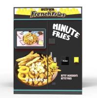 China Automatic French Fries Vending Machine 220V 50Hz Self Service Fried Snack Dispenser for sale