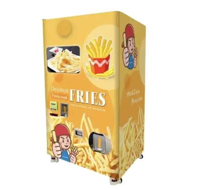 China Commercial Smart Touch Screen French Fries Vending Machine 220V Outdoor Self Service for sale