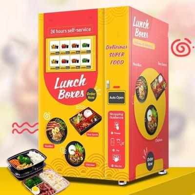 China Hot Food Vending Machine 220V 60Hz Commercial Automatic Food Dispenser for Quick Meals for sale