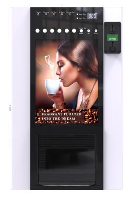 China LE302B Instant Coffee & Milk Tea Vending Machine 220V 1600W Coin Operated for sale