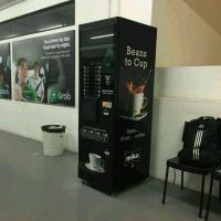 China LE308B Fresh ground coffee& milk tea smart vending machine for sale