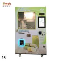 China VS2 Cane Juice Vending Machines with see through view and touch screen for sale