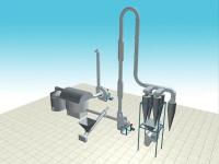 China Stainless Steel Pneumatic Conveying Dryer Feed Grain Qg Series Air Dryer Equipment for sale