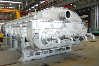 China Hollow Blade Sludge Dryer Machine , Rotary Vacuum Paddle Dryer for sale