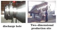 China Stainless Steel Industrial Mixer Machines 12000L Two Dimensional Motion Powder Mixer for sale