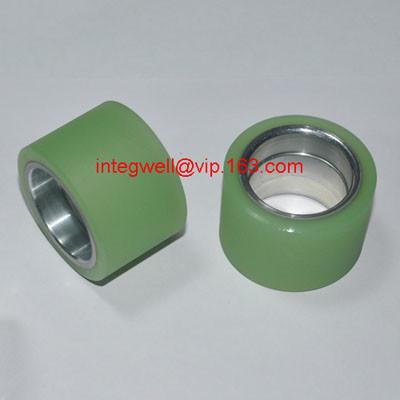 China High Quality PU Pressure Roller Nip Roller 50mm Diameter for Webbing Conveying for sale